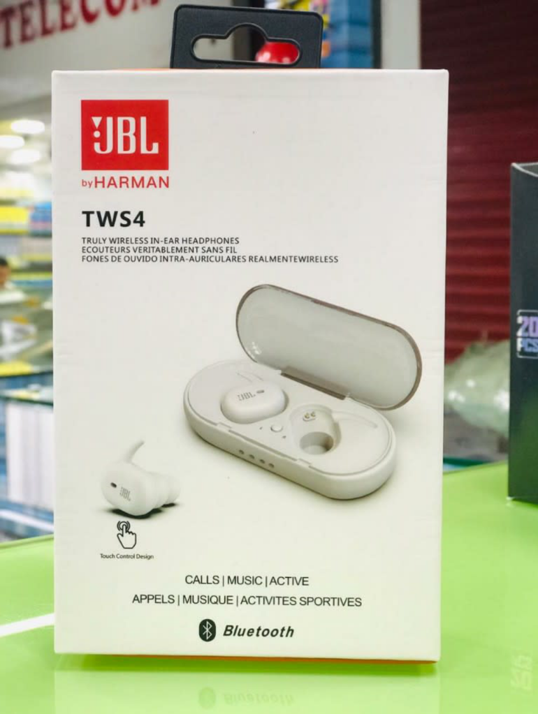 Jbl TWS-4 Wireless Bluetooth In The Ear (With Mic Yes, White, Black ...